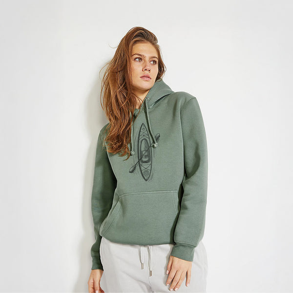 Kayak - Heavyweight Fleece Hoodie - Because Tees